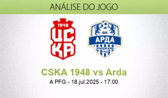 Prognóstico CSKA 1948 Sofia Arda